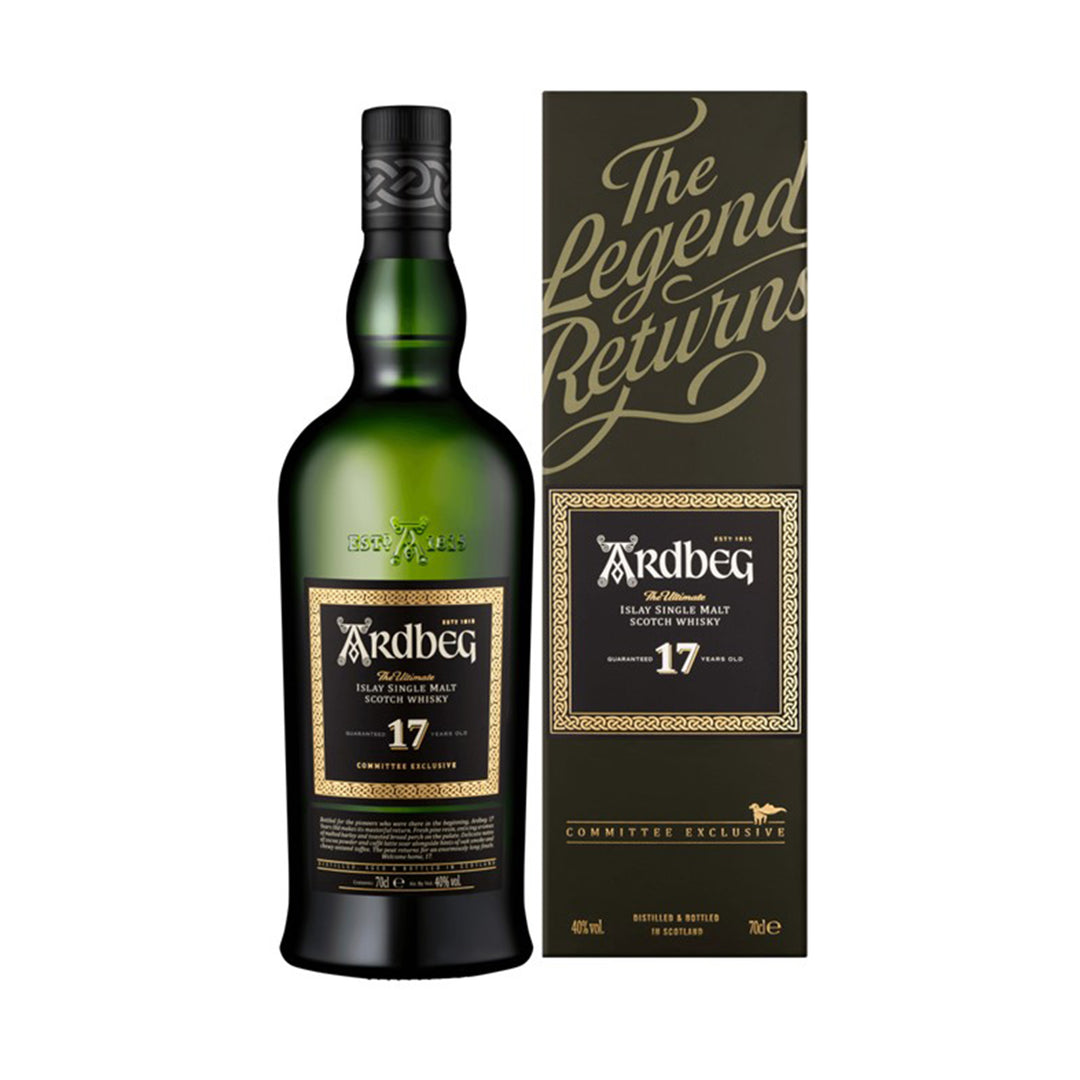 Buy Ardbeg 17 Year Old Whisky 40% – Whisky International Online | WIO