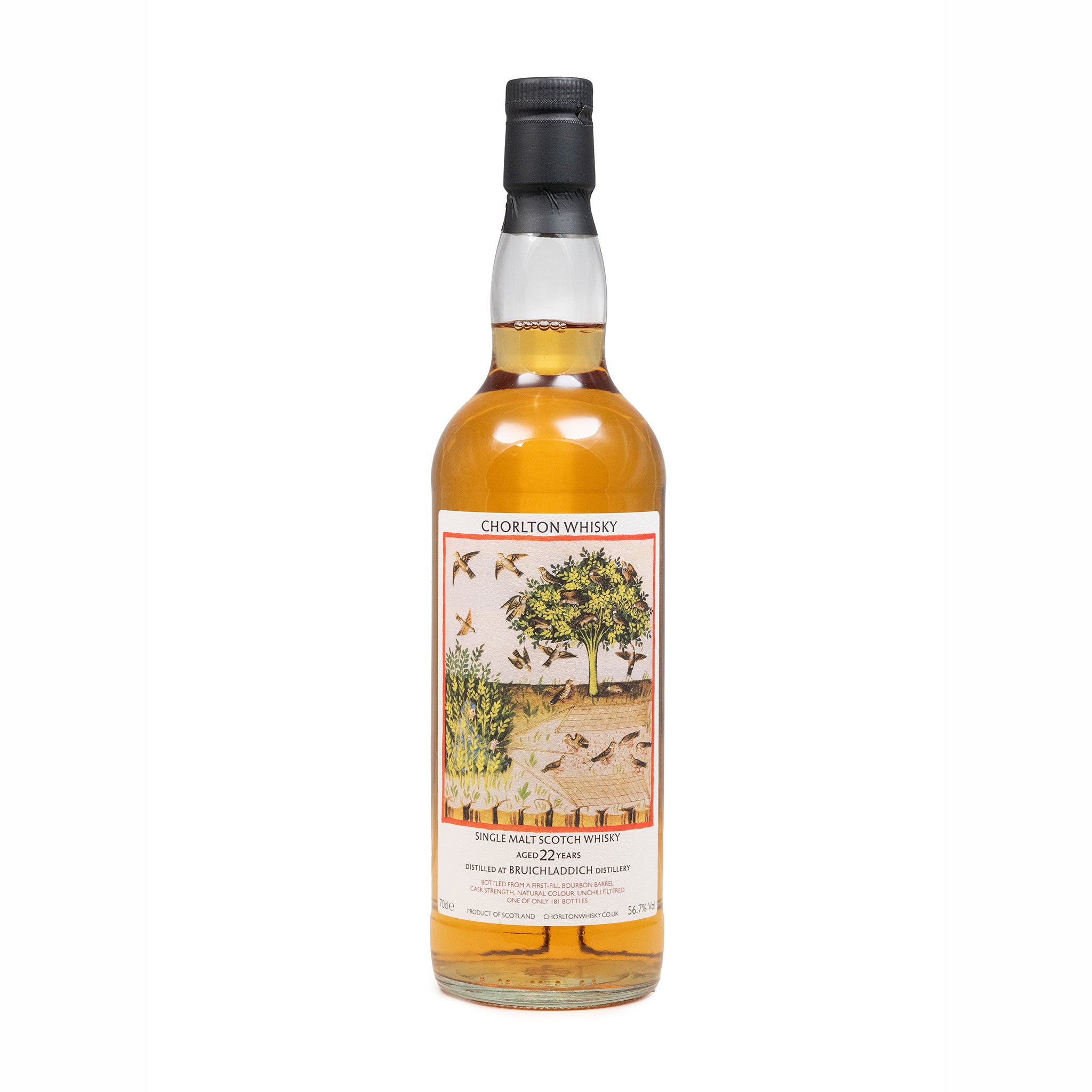 Buy Bruichladdich 22 Year Old First Fill Bourbon Barrel Chorlton Whisky ...