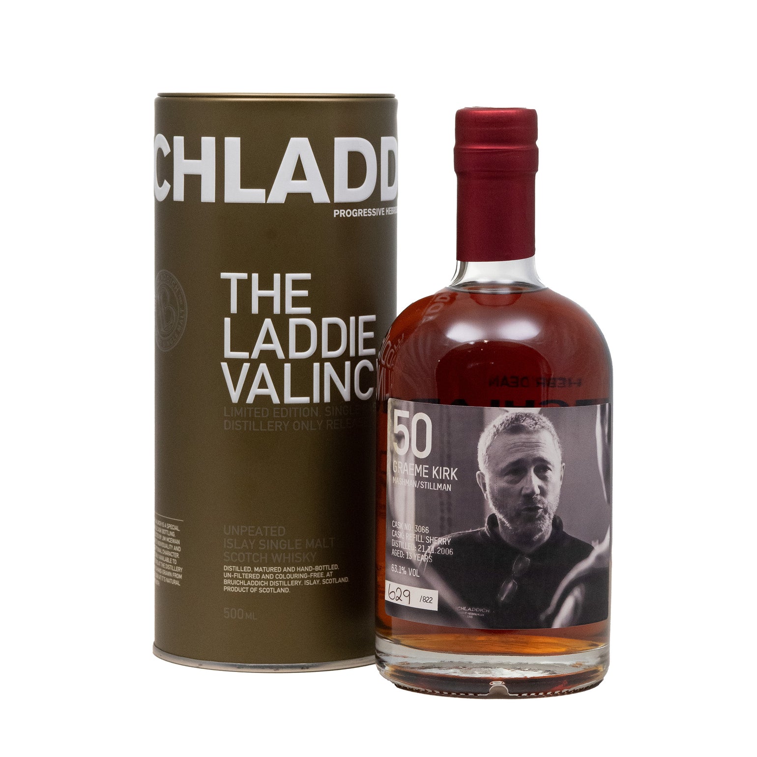 Buy Bruichladdich 2006 13 Year Old Laddie Crew Valinch 50 Graeme Kirk ...