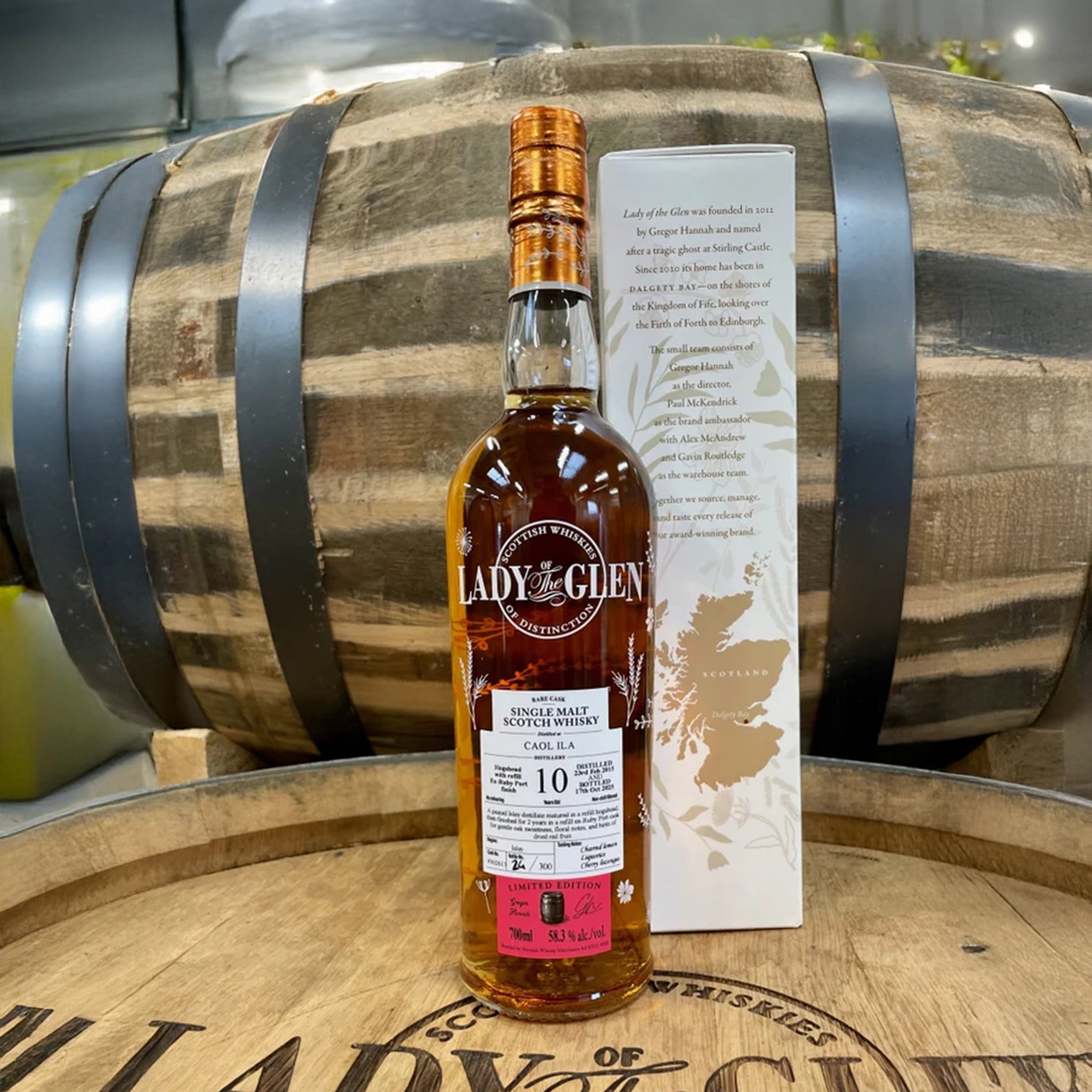 Buy Caol Ila 10 Year Old Refill Ruby Port Finish Lady Of The Glen 58.3% ...