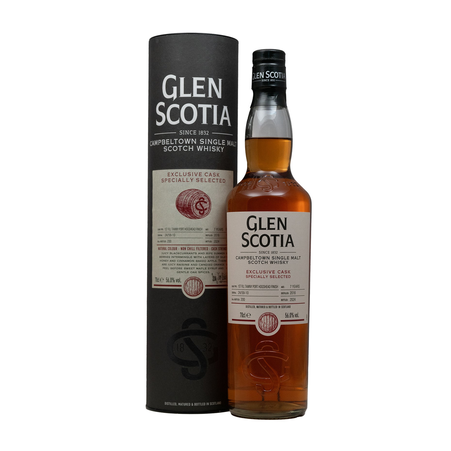 Buy Glen Scotia 2016 Tawny Port Cask 24/59-10 – Whisky International ...