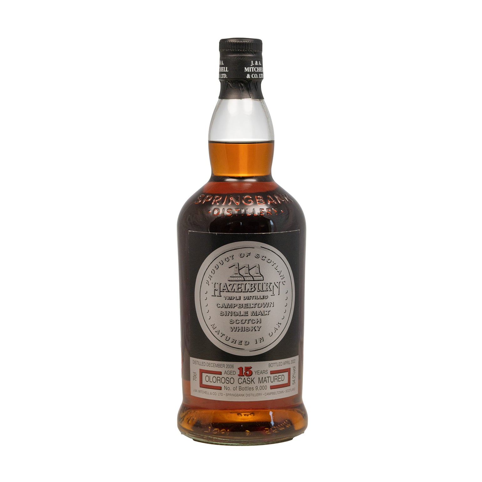 Buy Hazelburn 15 Year Old Single Malt Whisky Oloroso Cask Matured 2022 ...
