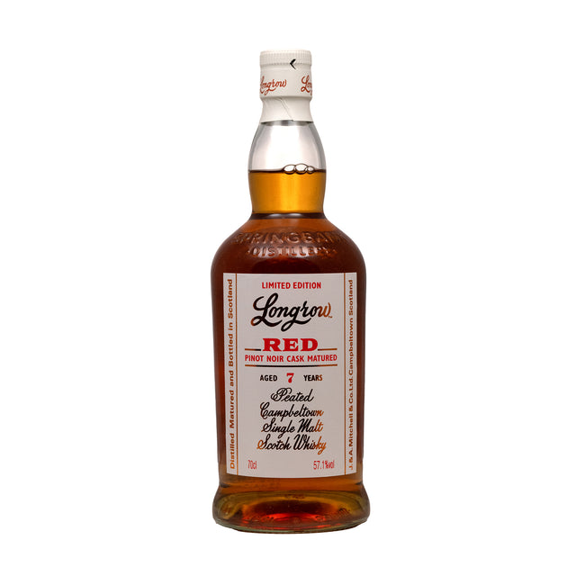 Buy Longrow Red 7 Year Old Pinot Noir Cask Matured 57.1% – Whisky ...