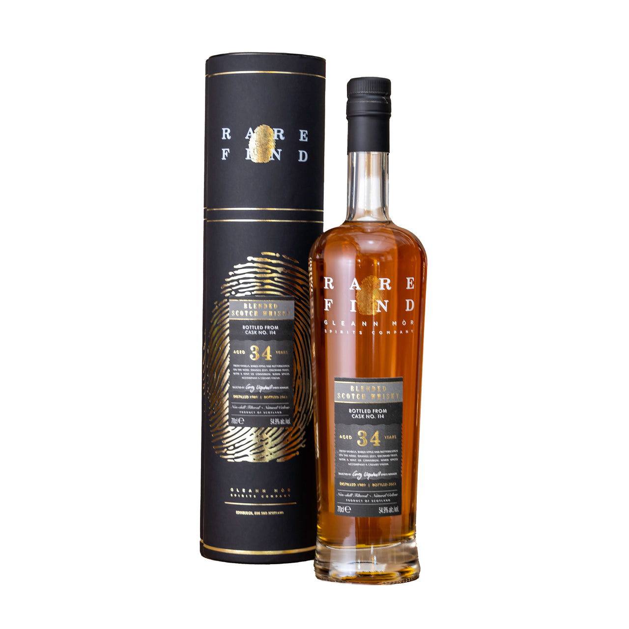 Buy Blended Scotch Whisky 34 Years Old Refill Sherry Butt Rare Find 54. ...