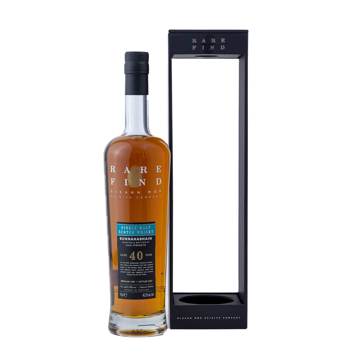 Buy Bunnahabhain 40 Year Old Single Malt Rare Find 45.2% – Whisky International Online | WIO