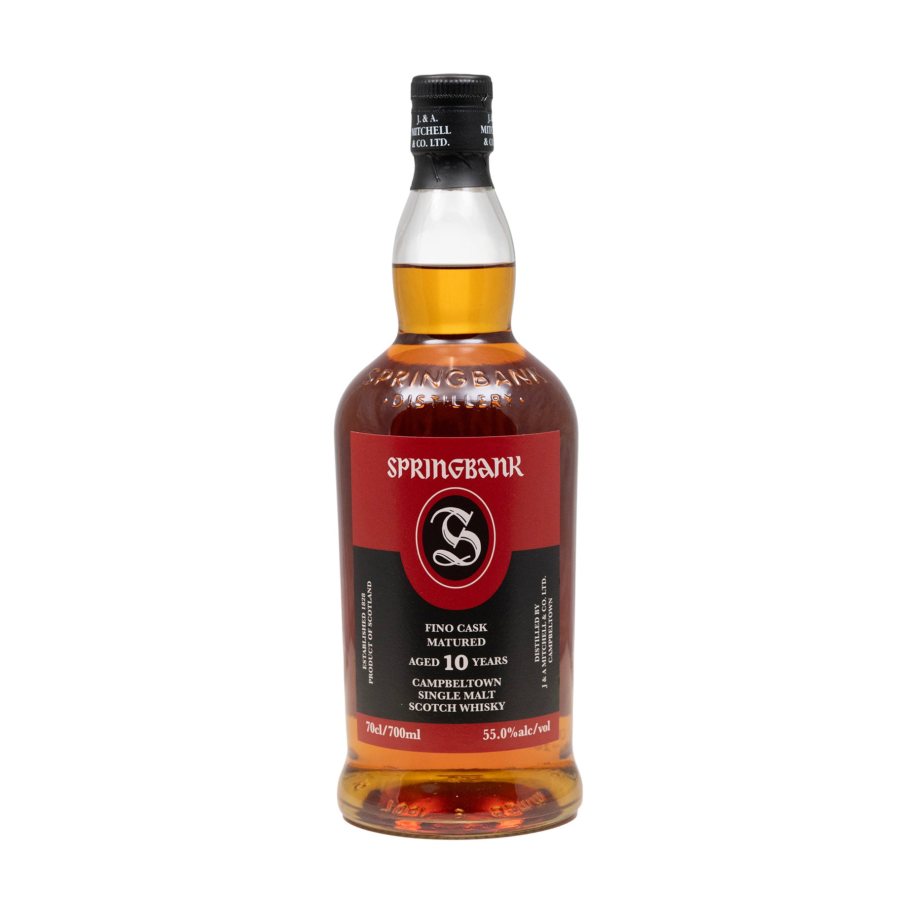 Buy Springbank 10 Year Old Sherry Wood Fino 55% – Whisky International ...
