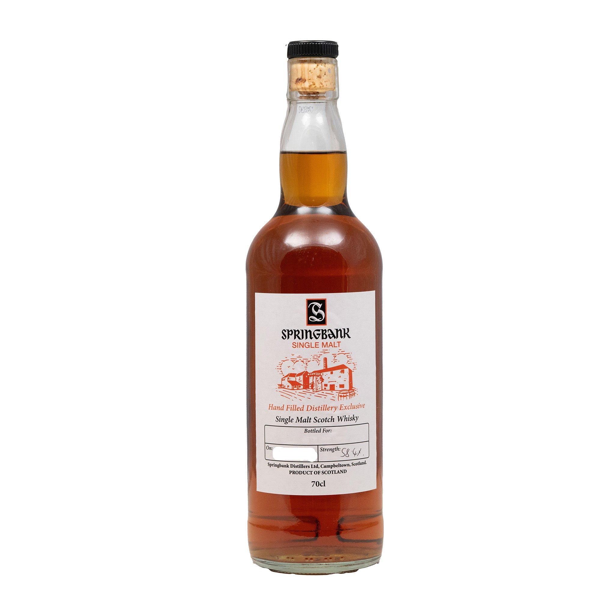 Buy Springbank 2026 Hand Filled Whisky Distillery Exclusive 58.4% ...