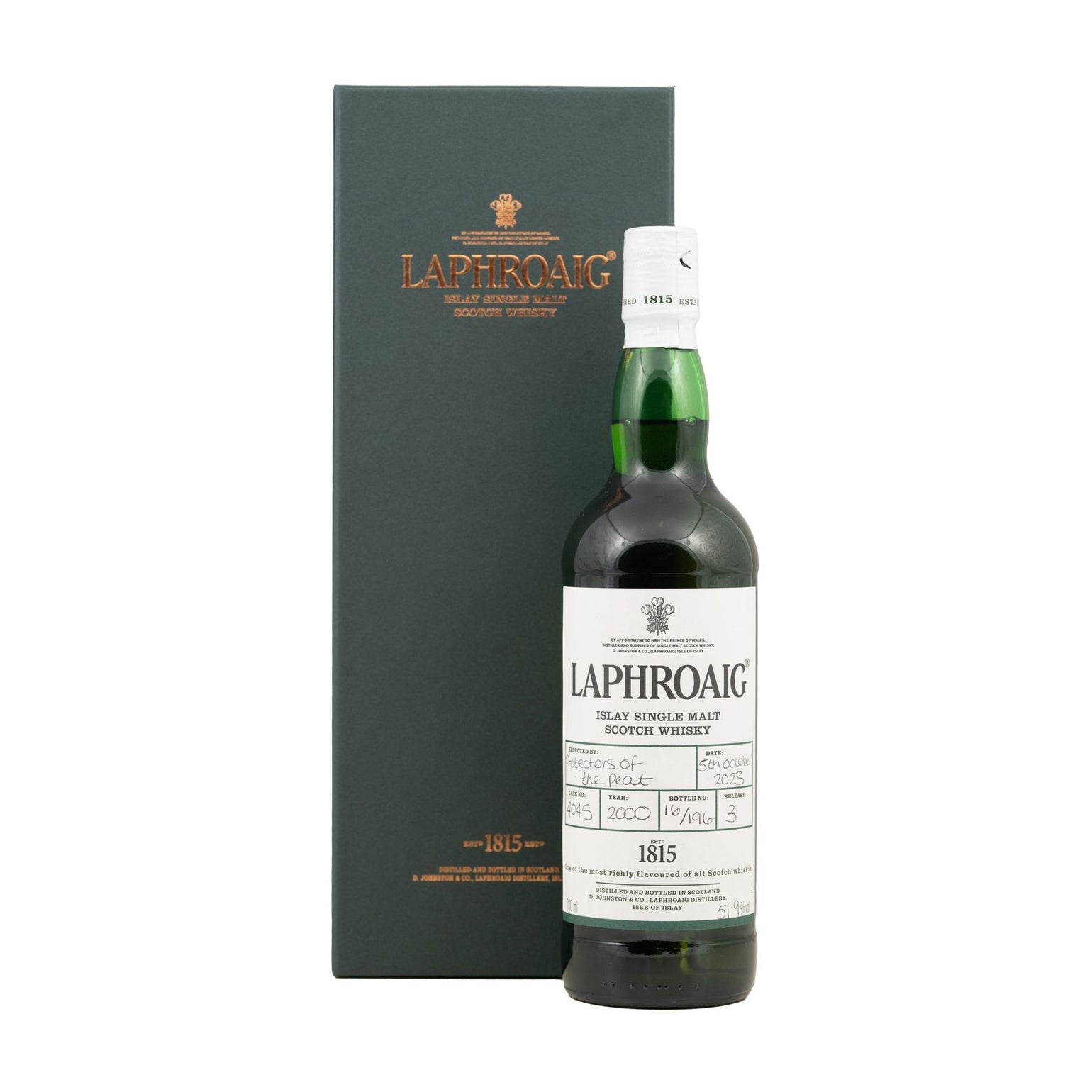 Buy Laphroaig 2000 Single Cask #4045 Protectors Of The Peat 51.9% ...